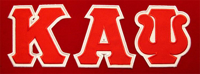 Kappa Alpha Psi Letter Patches