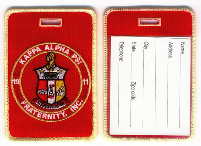 Kappa Large Embroidered Luggage Tags - Set of 2