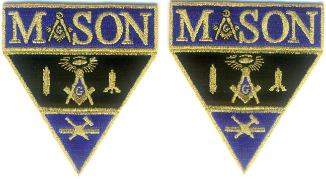Mason Military Patches Set