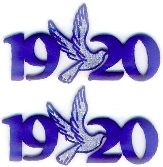 ZETA PHI BETA Dove/1920 Patch